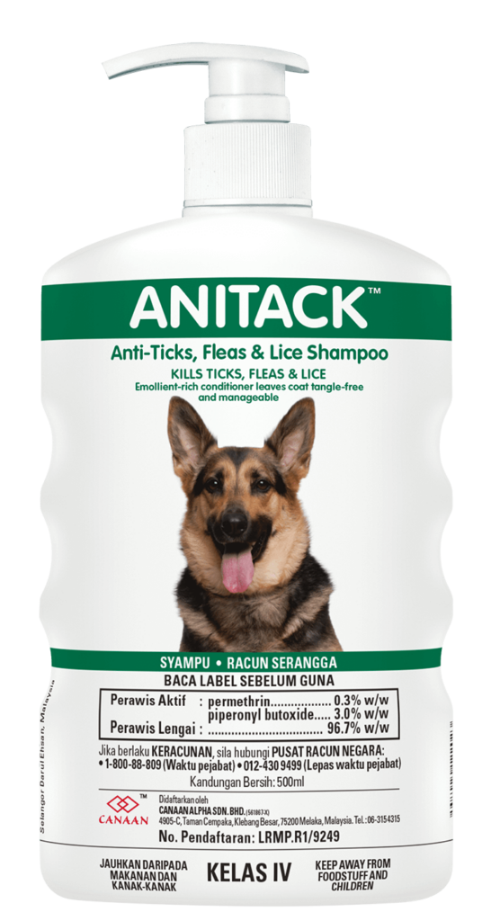 Anti Tick & Flea Shampoo for Dogs | Effective Control | Anitack